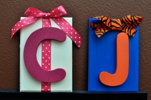 Crafting With Kids: Monogram Art - Rockin Mama™