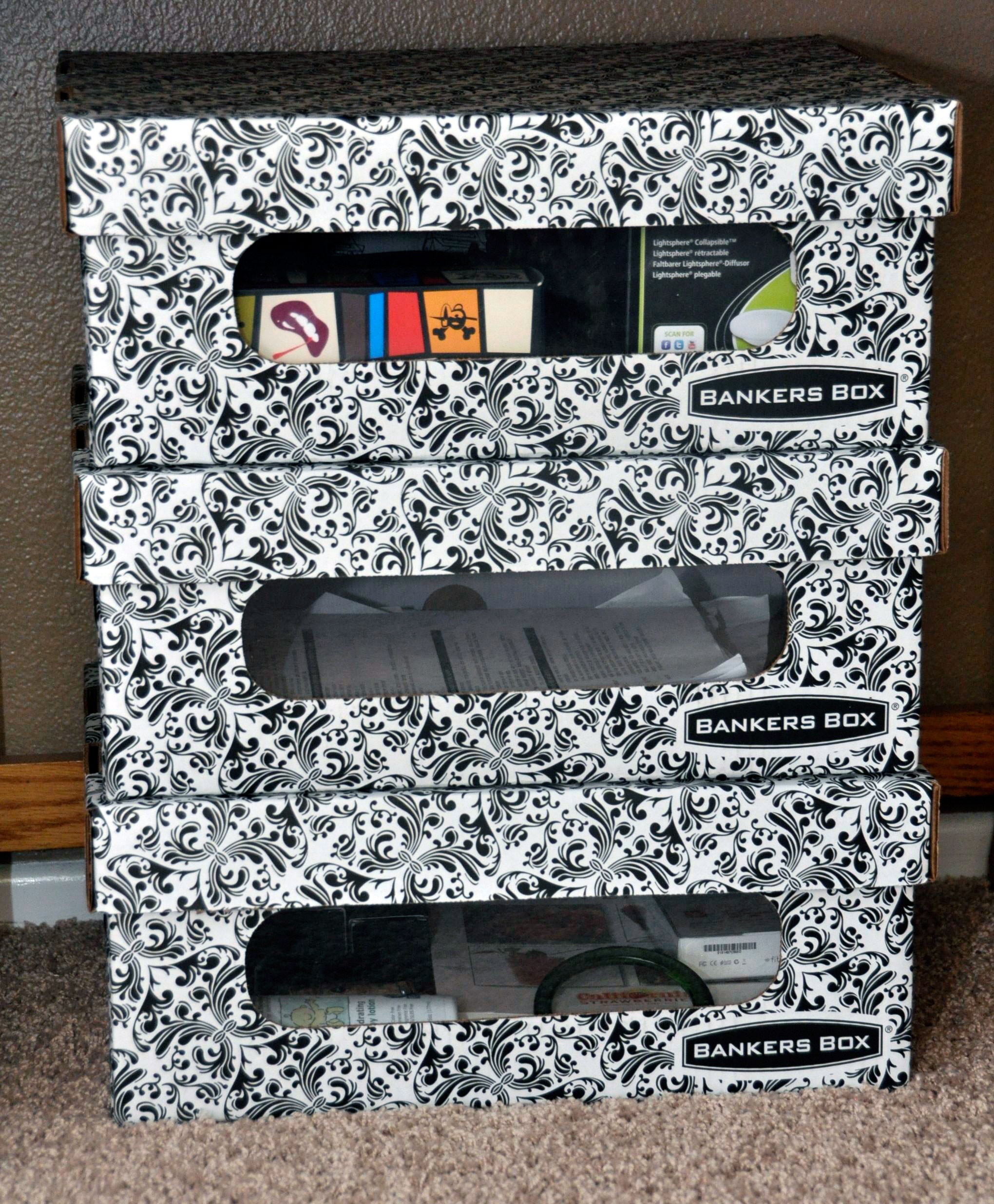 Organize Your Home Office With Fellowes Bankers Box Stackable Storage ...