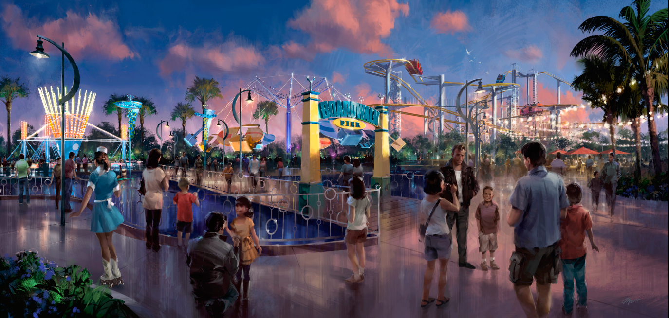 A Sneak Peek at Knott's Boardwalk and the Newly Refurbished Timber ...