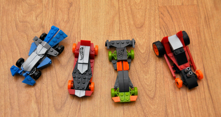 Kids Build and Race With Mega Bloks Hot Wheels Super Race Set 8-in-1 ...