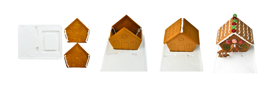 Easy, No-Bake Gingerbread House - Rockin Mama™