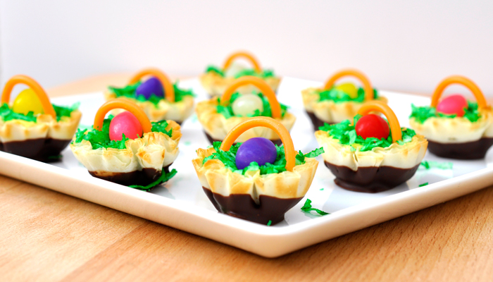 Easter Basket Phyllo Cups - Rockin Mama™