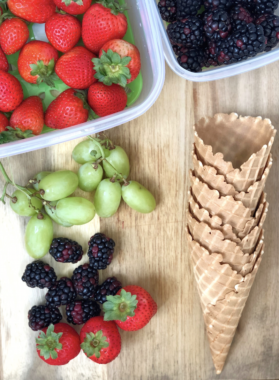 Easy Fruit Cones - Giveaway - Rockin Mama™