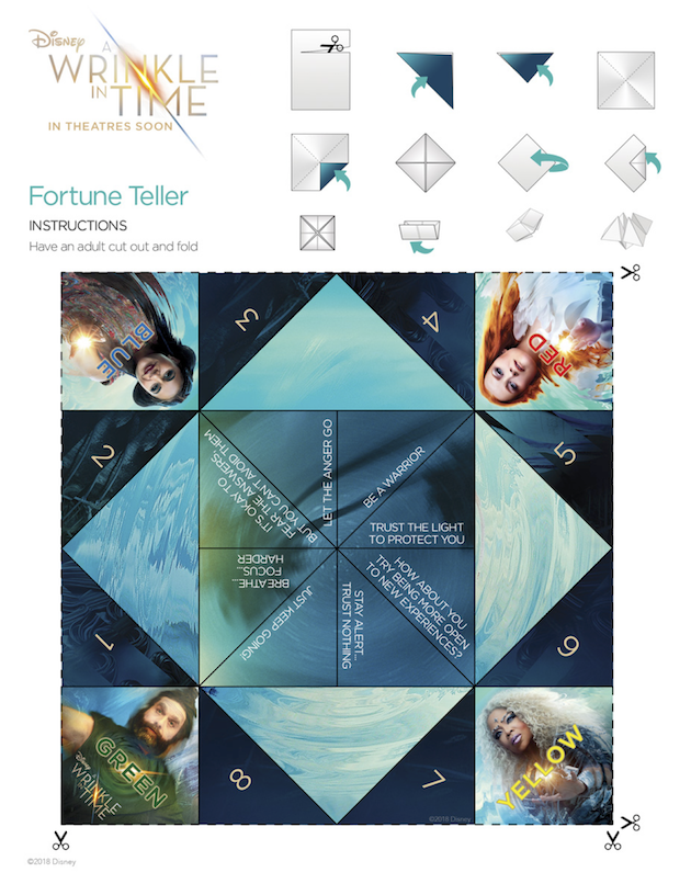 A Wrinkle In Time Printables, Coloring Pages, and Activity Sheets ...