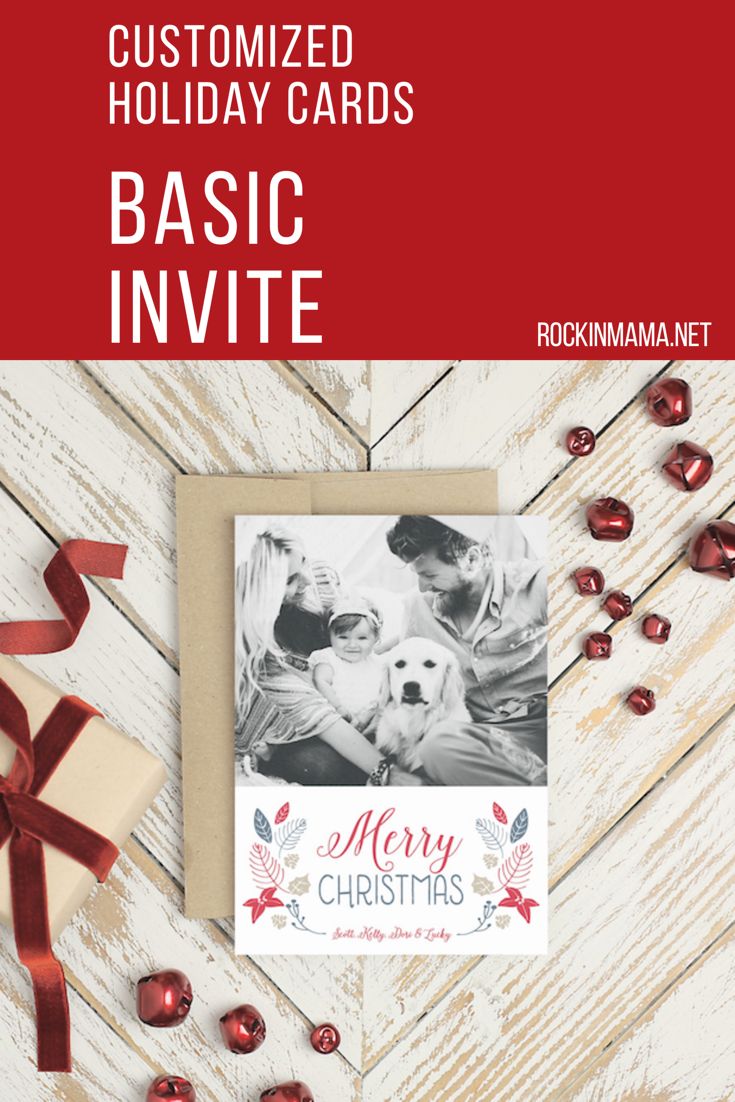 Customized Holiday Cards From Basic Invite - Rockin Mama™