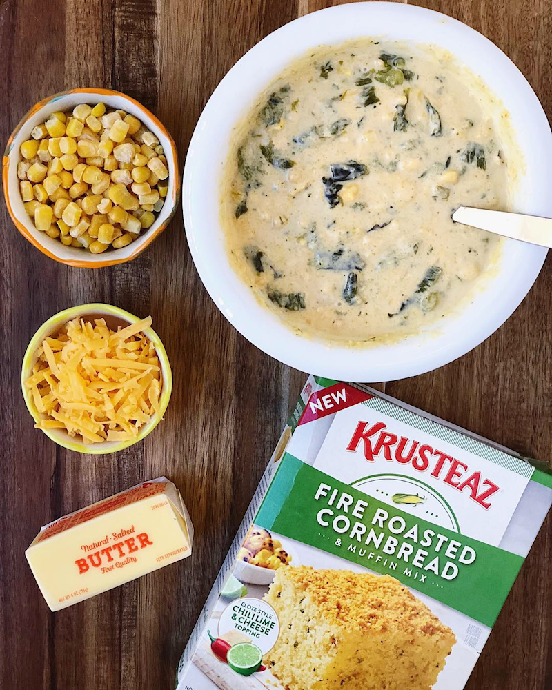 Poblano Stuffed Cornbread Recipe - Rockin Mama™