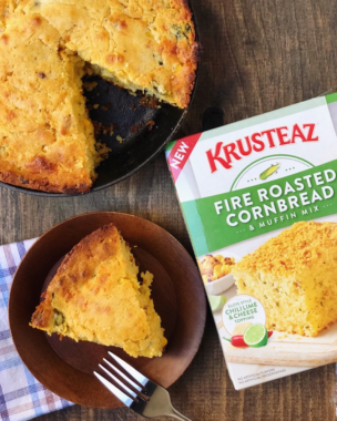 Poblano Stuffed Cornbread Recipe - Rockin Mama™