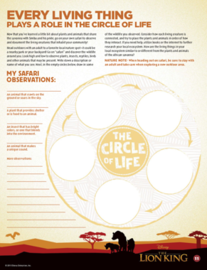 The Lion King Printables and Activities - Rockin Mama™