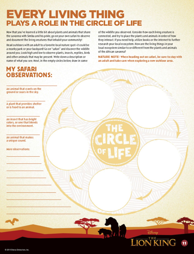 The Lion King Printables and Activities - Rockin Mama™