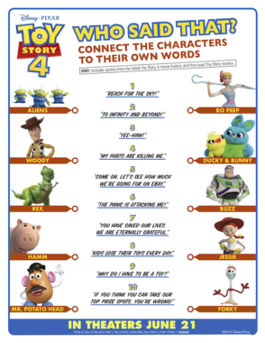Toy Story 4 Printables and Activities - Rockin Mama™
