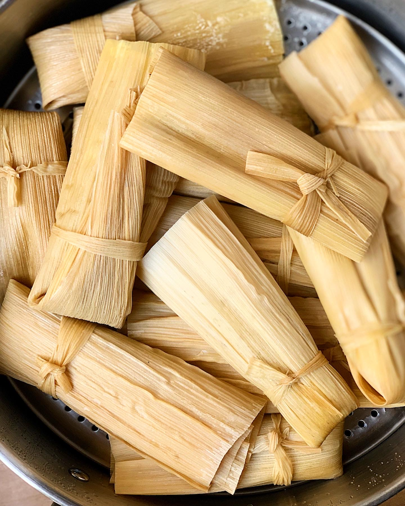 Shrimp and Corn Tamales - Rockin Mama™