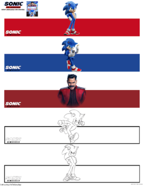 Sonic the Hedgehog Printables and Activity Pages - Rockin Mama™