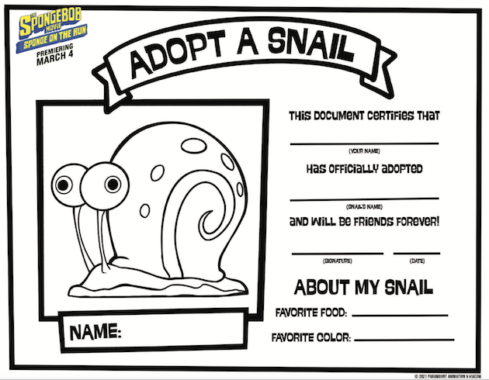 The Spongebob Movie: Sponge on the Run - Printables and Activities ...