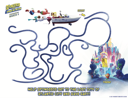 The Spongebob Movie: Sponge on the Run - Printables and Activities ...