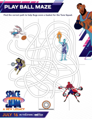 Space Jam: A New Legacy - Printables, Recipes, and Activity Sheets ...