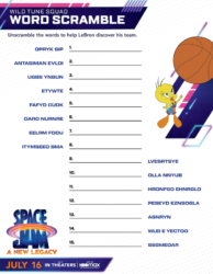 Space Jam: A New Legacy - Printables, Recipes, and Activity Sheets ...