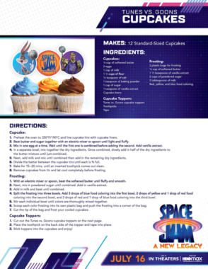 Space Jam: A New Legacy - Printables, Recipes, and Activity Sheets ...