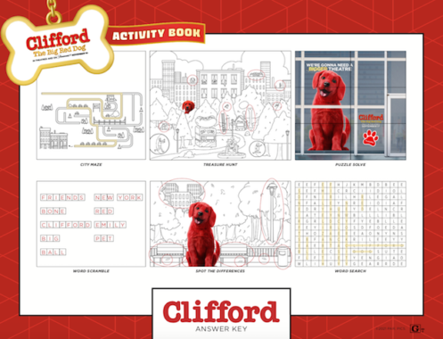 Clifford the Big Red Dog Printables and Activity Sheets - Rockin Mama™